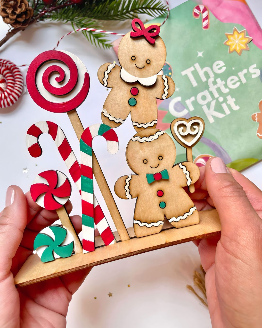 Build Your Own Gingerbread Stand Craft Kit - The Crafters Kit