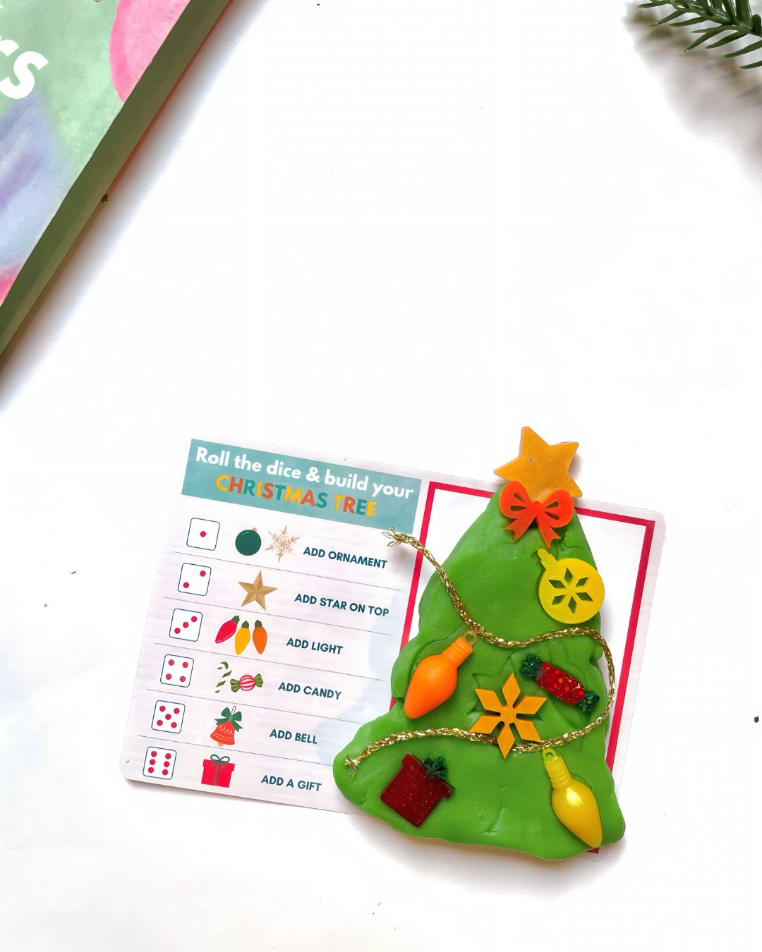 Build a Christmas Tree Mini Playdough Kit 🎄 - The Crafters Kit