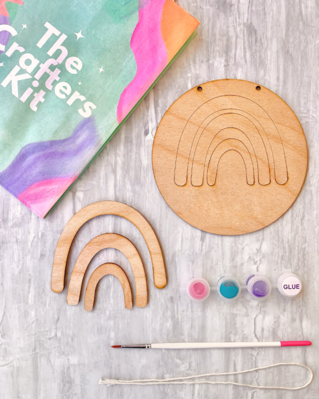 Mini Rainbow Name Sign Making Kit - The Crafters Kit