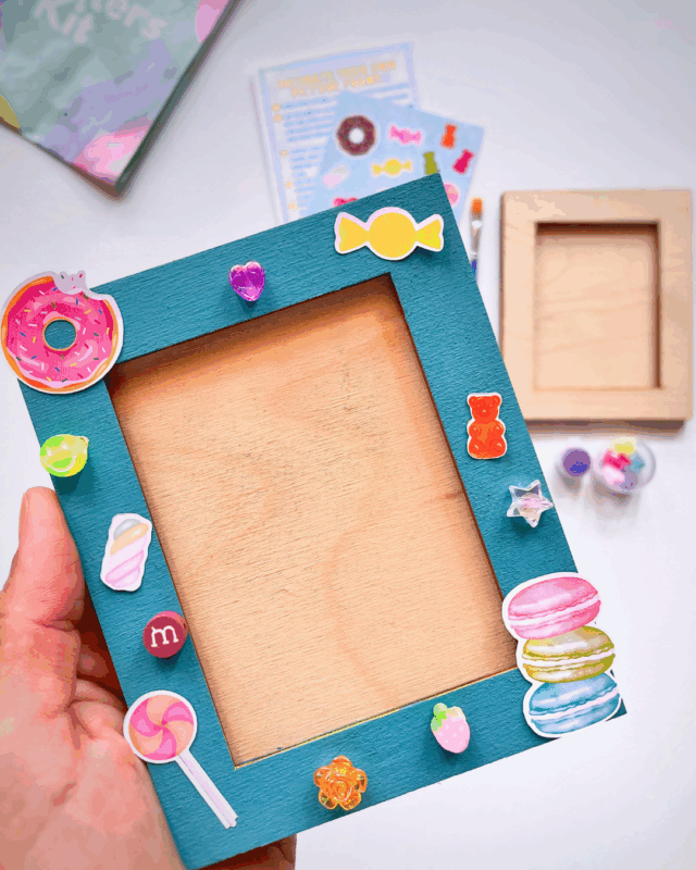 Candyland DIY Picture Frame Kit - The Crafters Kit