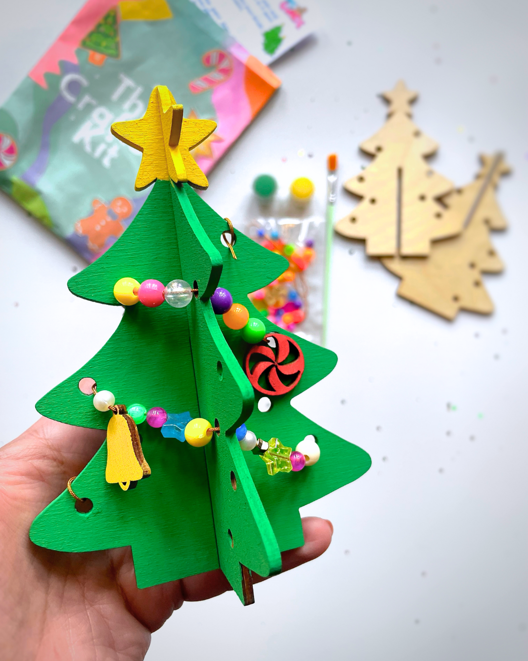 3D Christmas Tree DIY Craft Kit - The Crafters Kit